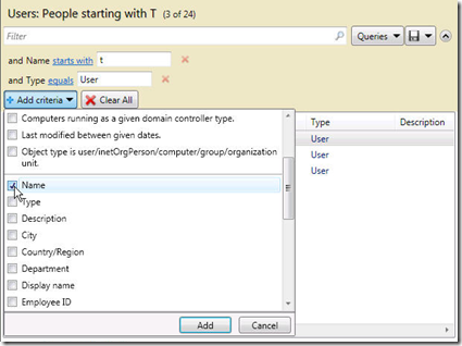 RulerBreaker: Filtering in Active Directory Administrative Center
